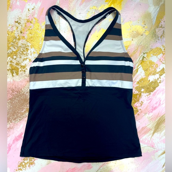 Beach House | Swim | Beach House Black Brown Race Back Tankini S | Poshmark